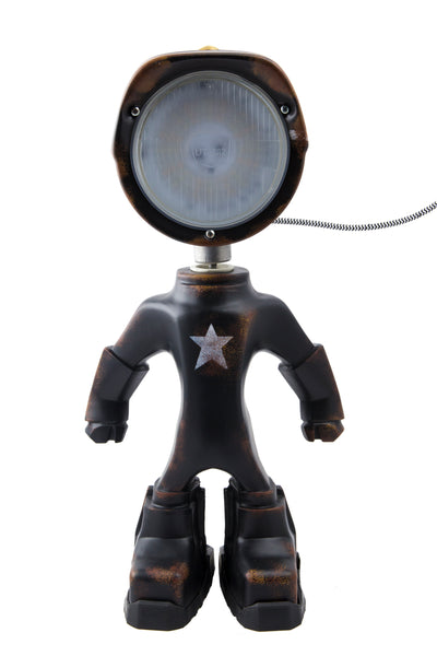 Cool robot lamp Lampster Army Black | The Lampster